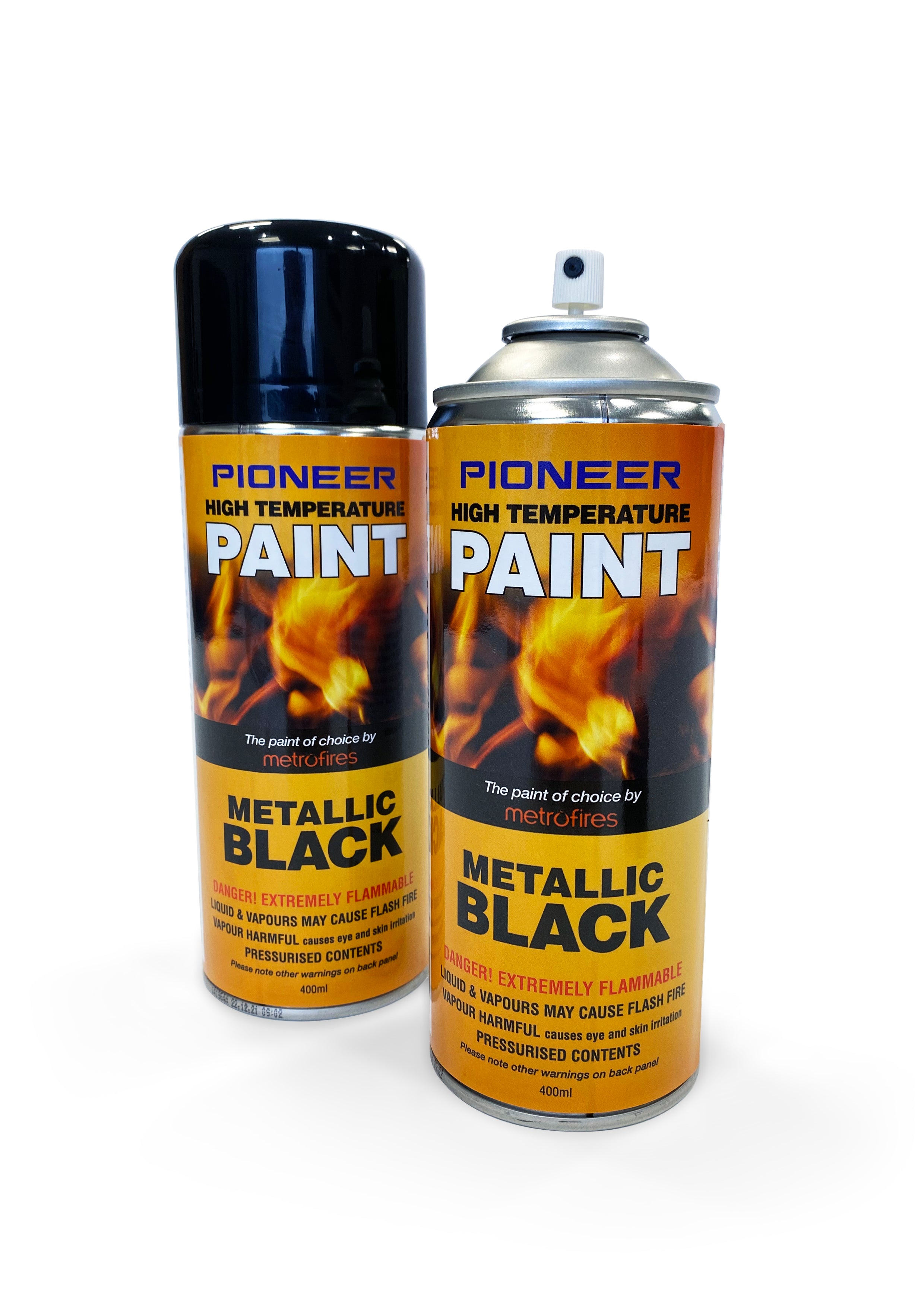 Pioneer Paint – Metallic Black – Designer Fires